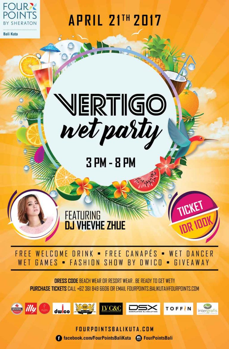 The Vertigo Wet Party: A Rooftop Pool Party Not to Miss - NOW! Bali