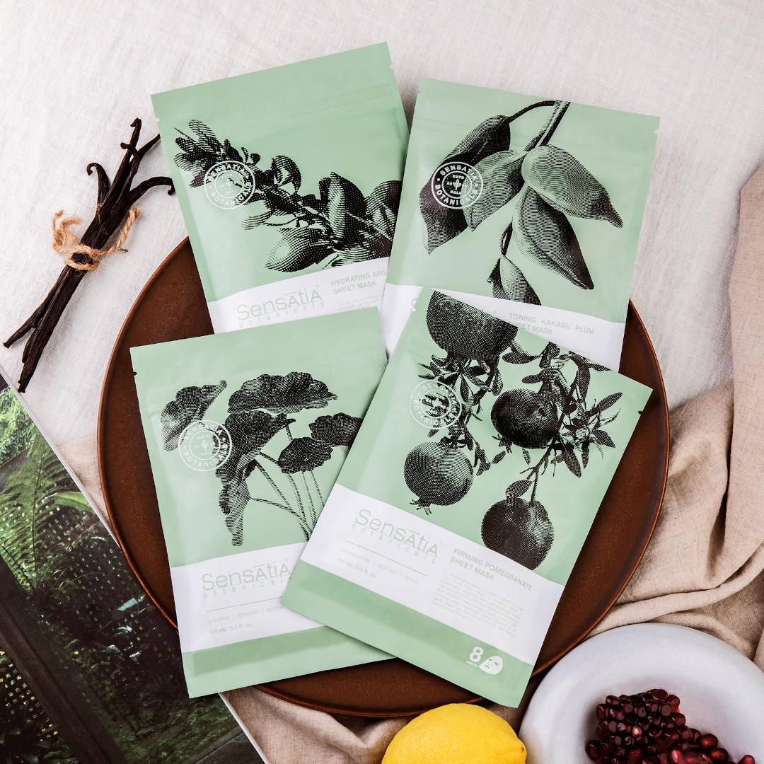 Sensatia Botanicals Launches Biodegradable Sheet Masks - NOW! Bali