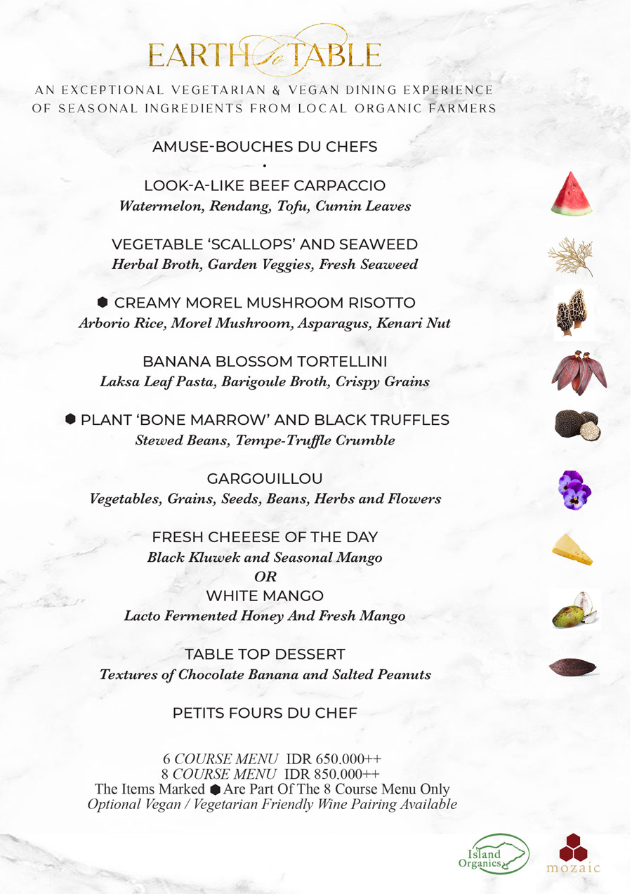 Earth to Table: A Vegan & Vegetarian Fine Dining Experience at Mozaic ...