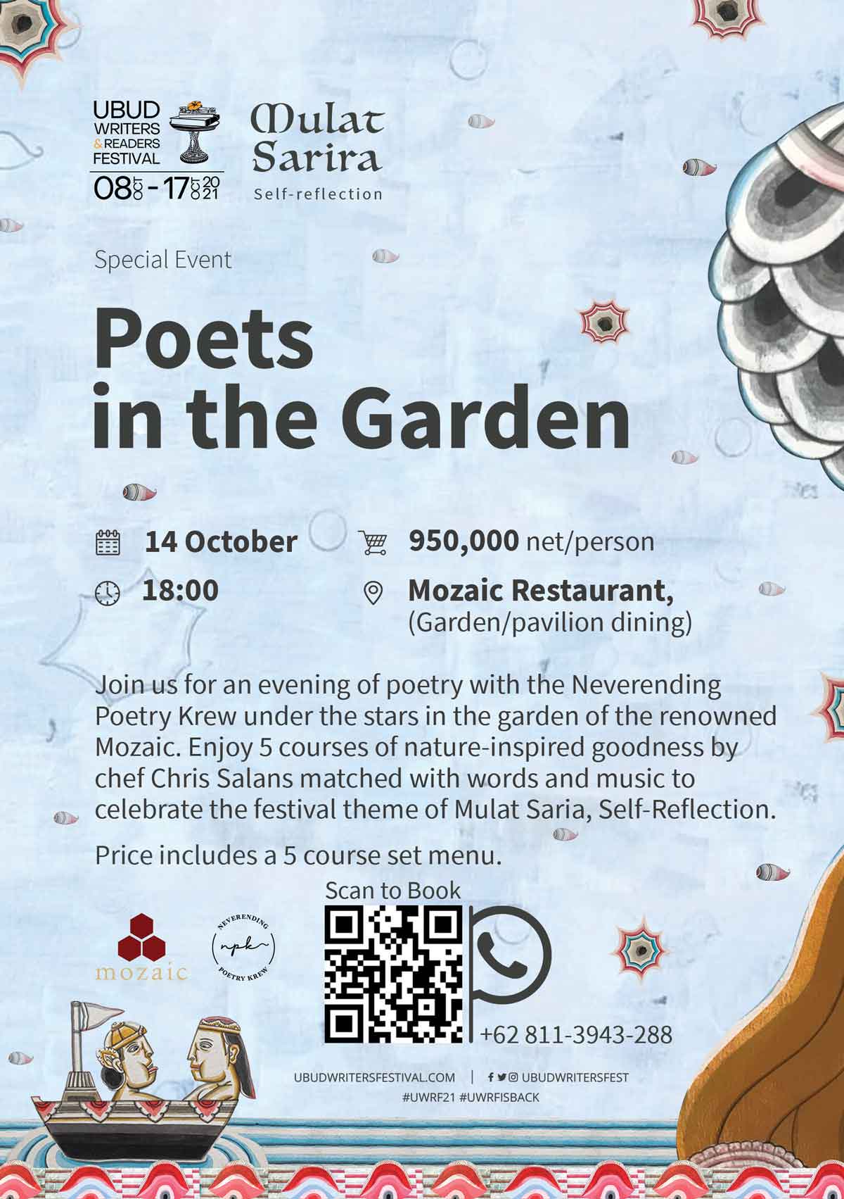 Poets in the Garden: A Poetry-Paired Dinner at Mozaic Ubud, An Ubud ...