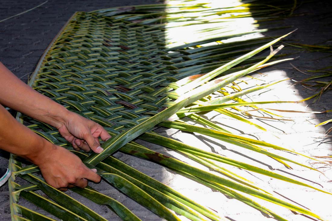 Make a Scene Bali: Leaf Weaving in New Dimensions - NOW! Bali
