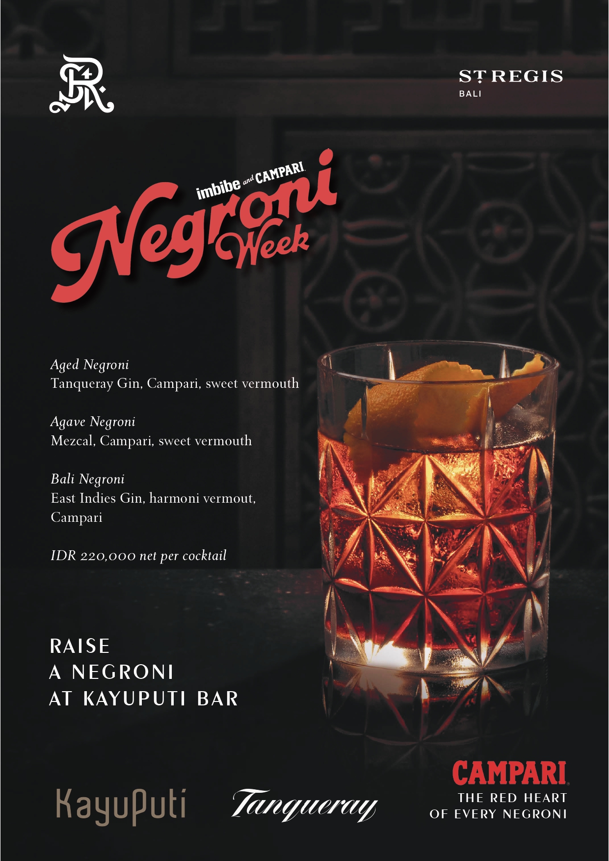 Where to Celebrate the Iconic Negroni Week in Bali - NOW! Bali