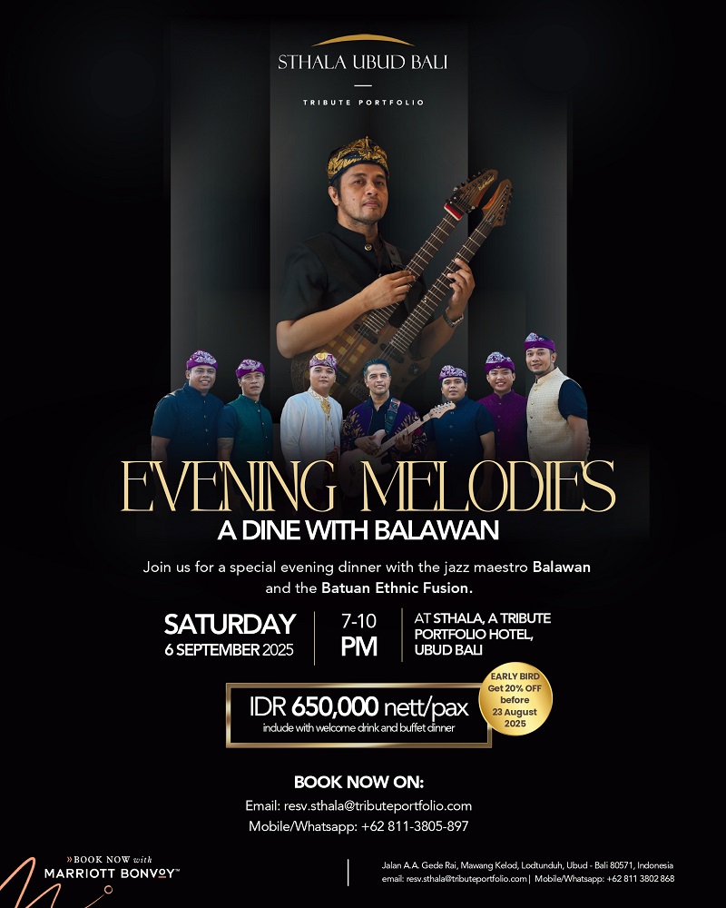 Evening Melodies: A Dine with Balawan at Sthala Ubud - NOW! Bali